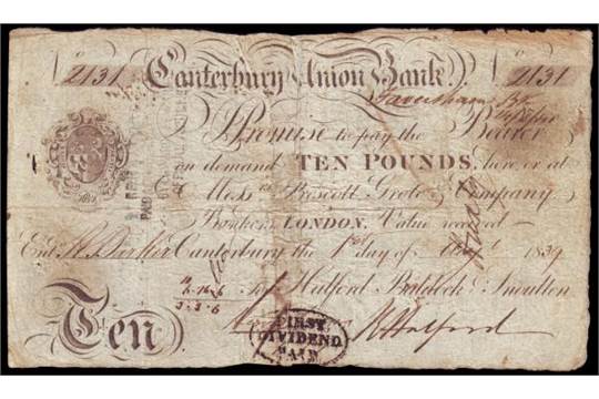 The collapse of the Canterbury Union Bank. The fall of the Baldock ...