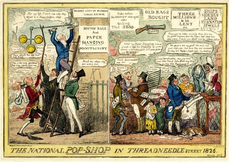 Living with Commercial Distress in 1826 | Blue Anchor Corner